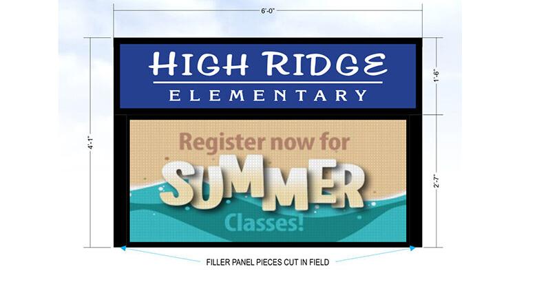 High Ridge Elementary gets repaved, new sign | Local News ...