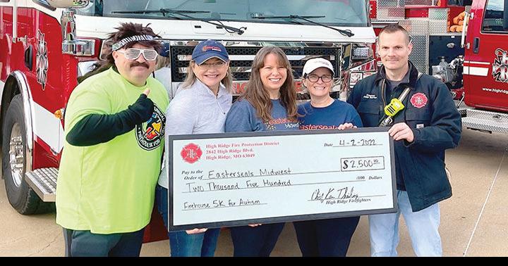 High Ridge Fire donates to autism awareness after 5K | Local News ...