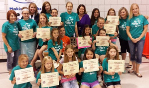 Good News: Clyde Hamrick Girls on the Run Team wins community service ...