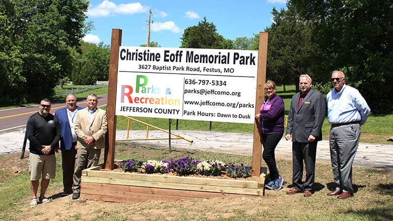 County staff unveils Christine Eoff Memorial Park sign | Local News ...