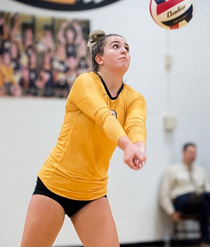 Ron Rigdon photos – Festus Tigers girls volleyball vs. Valle Warriors ...