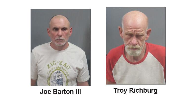 Joe Barton, Troy Richburg on April 12 charged for stealing | Police ...