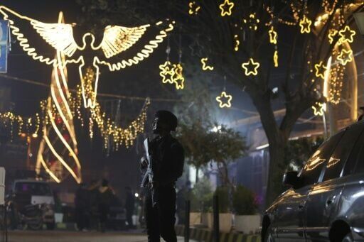 Festive lights, security tight for Christmas in Damascus | National ...