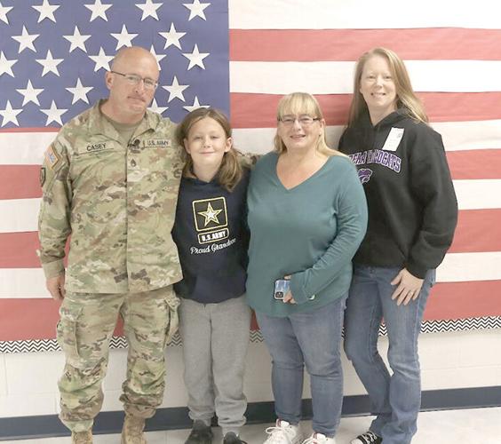 Eureka grandpa surprises Blevins student after deployment | Local News ...