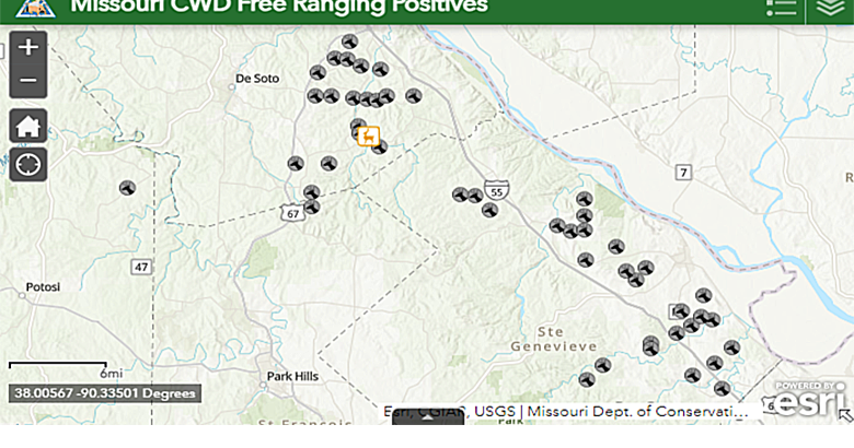 Mandatory testing finds first case of CWD in county | Sports ...