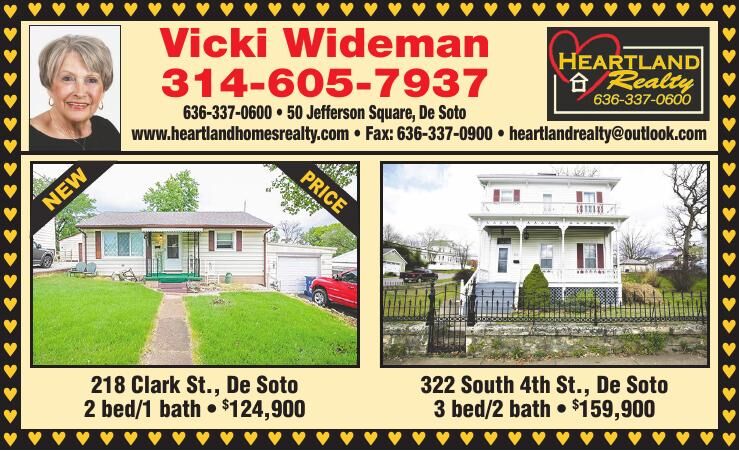 Heartland Realty - Vicki Wideman | Real Estate | myleaderpaper.com