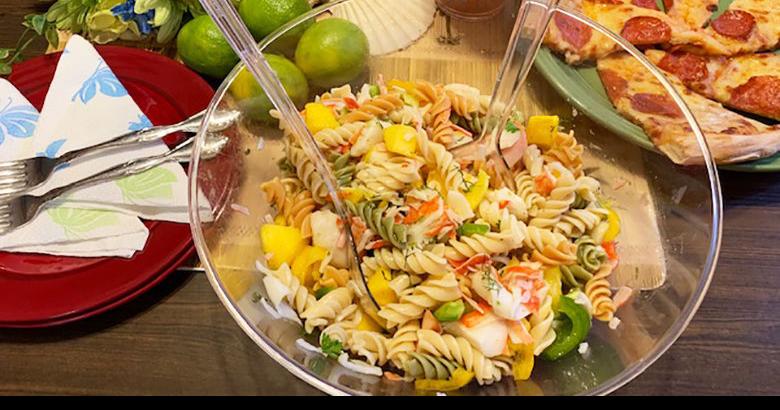 My Leader Yummy – Caribbean Crabmeat Pasta Salad | Recipes ...
