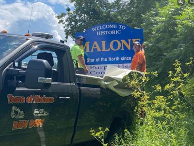 New signs go up on main roads around Malone | Top Stories ...
