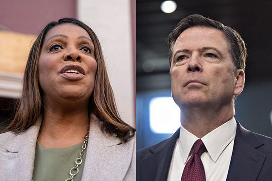 James Comey, Letitia James charges dismissed by judge | Top Stories ...