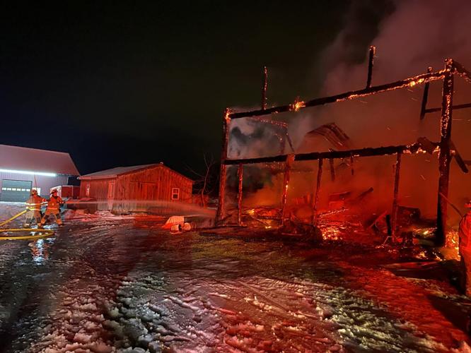 Four pigs, two calves die in early morning barn fire in Pamelia | Top ...