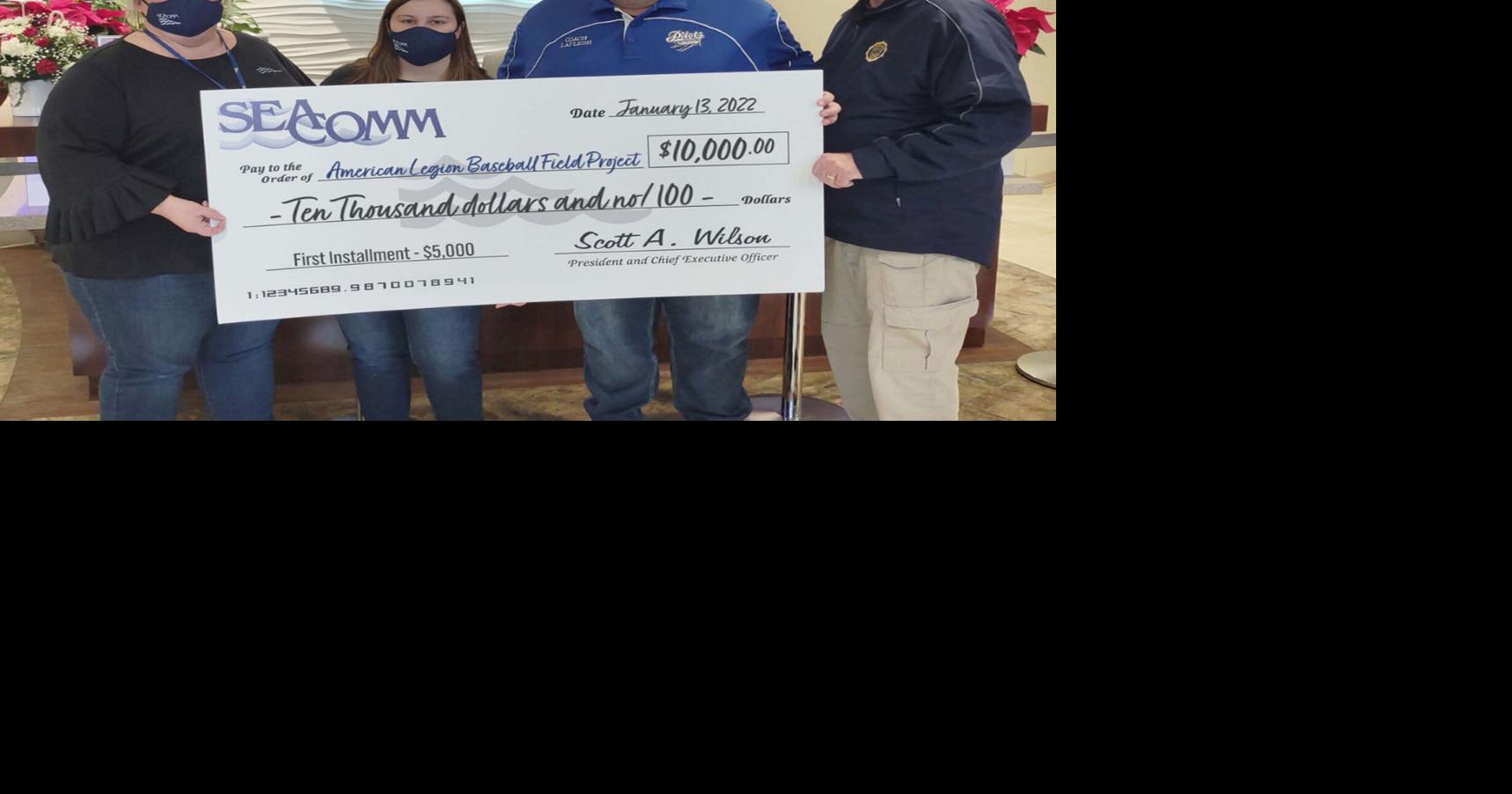SeaComm donates to American Legion Baseball Field project | Lifestyles ...