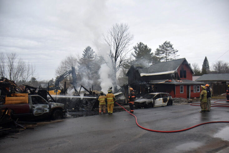 Firefighters, neighbors rally for three families displaced by ...