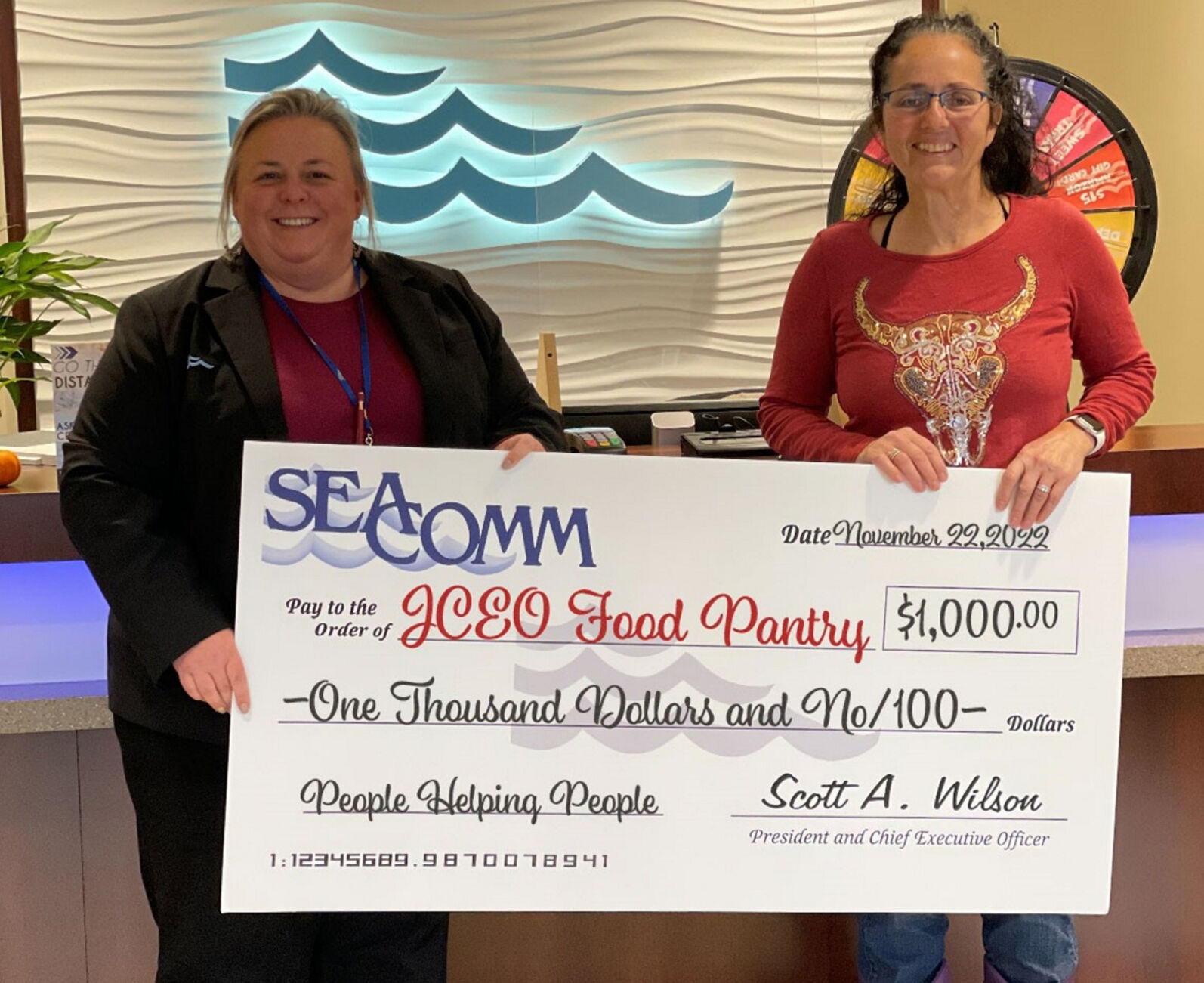 SeaComm supports the JCEO Food Pantry | Lifestyles | mymalonetelegram.com
