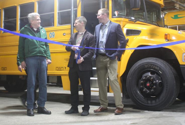 Ribbon-cutting held at bus garage | Top Stories | mymalonetelegram.com