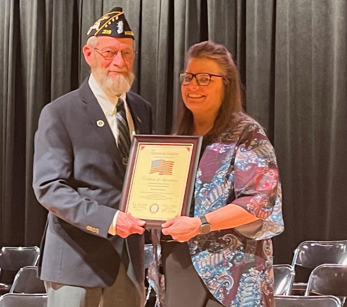 Chateaugay band director recognized by American Legion | Lifestyles ...