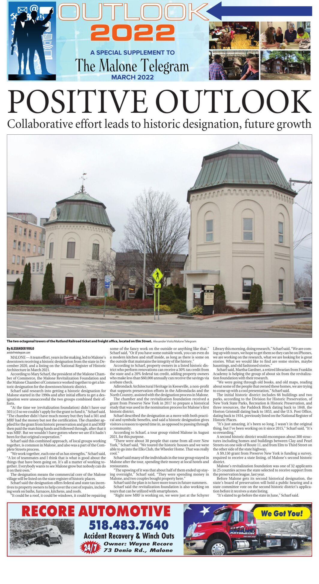 Outlook 2022 (Malone Telegram Progress Edition) | Special Sections ...