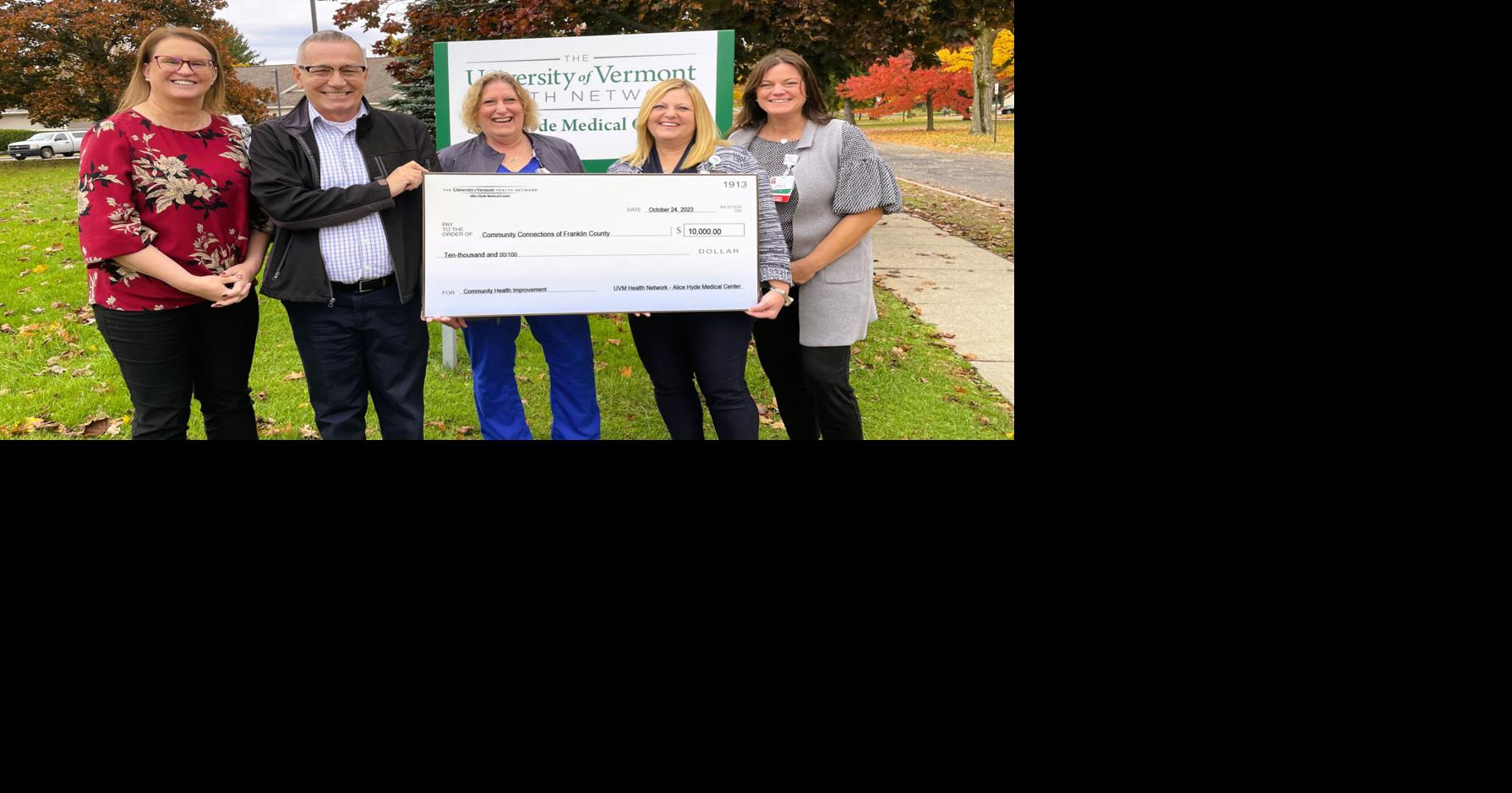 Alice Hyde donates to Community Connections | Top Stories ...