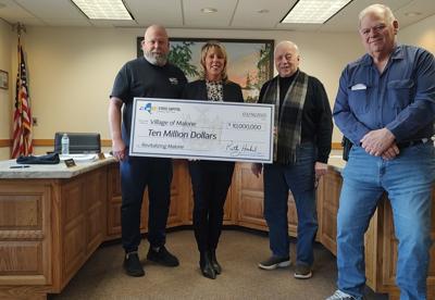 A $10M DRI check for village | Top Stories | mymalonetelegram.com