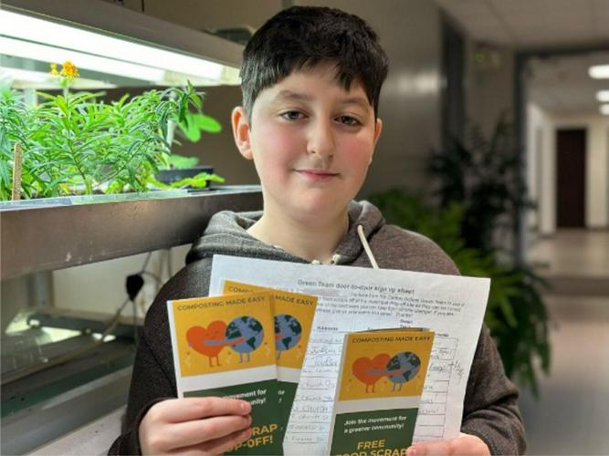 Canton middle schoolers spreading the word on composting food scraps ...
