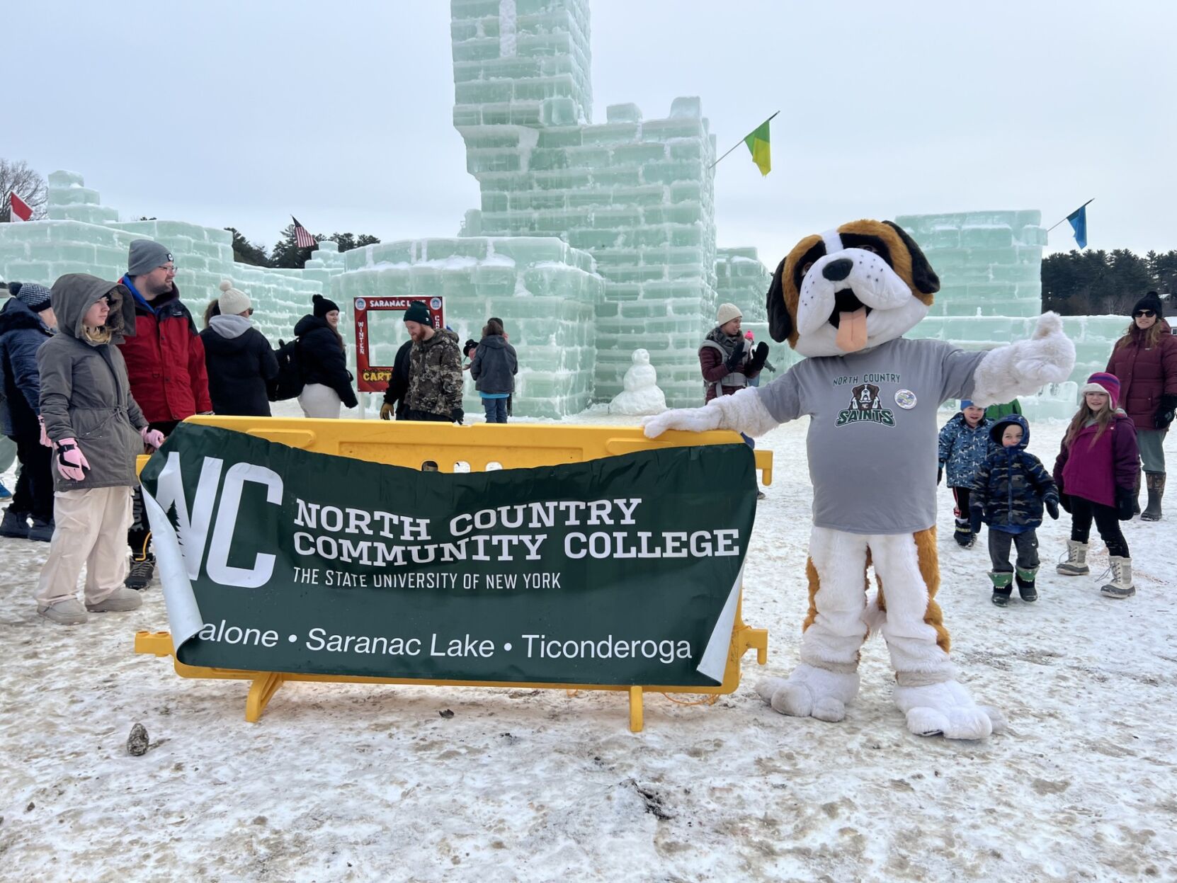 NCCC mascot at the Ice Palace | Top Stories | mymalonetelegram.com
