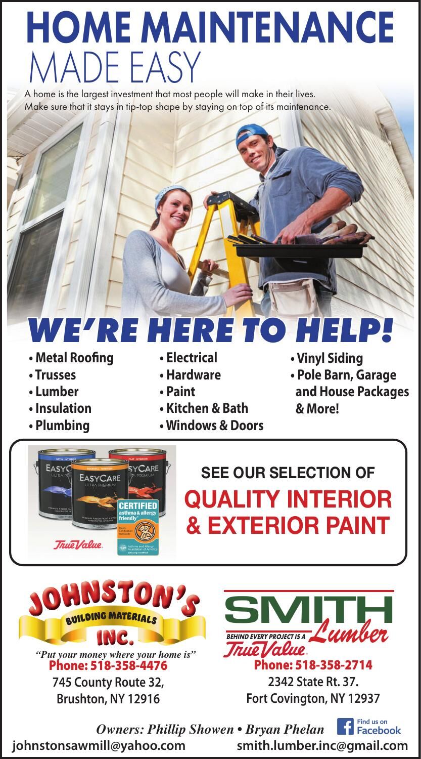 Johnston's Building Materials: Home Maintenance Made Easy | Landing ...