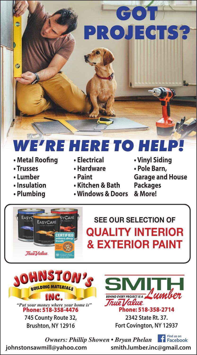 Paid Ad By: Johnston's Building Materials Inc. / Smith Lumber | Files ...