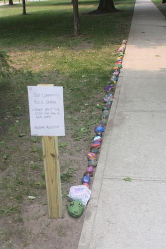 Community rock snake takes shape in Arsenal Green | Top Stories ...