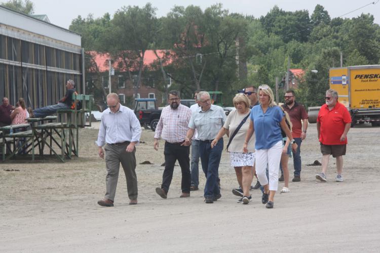 Assemblyman Billy Jones, county legislators tour fairgrounds | Top ...