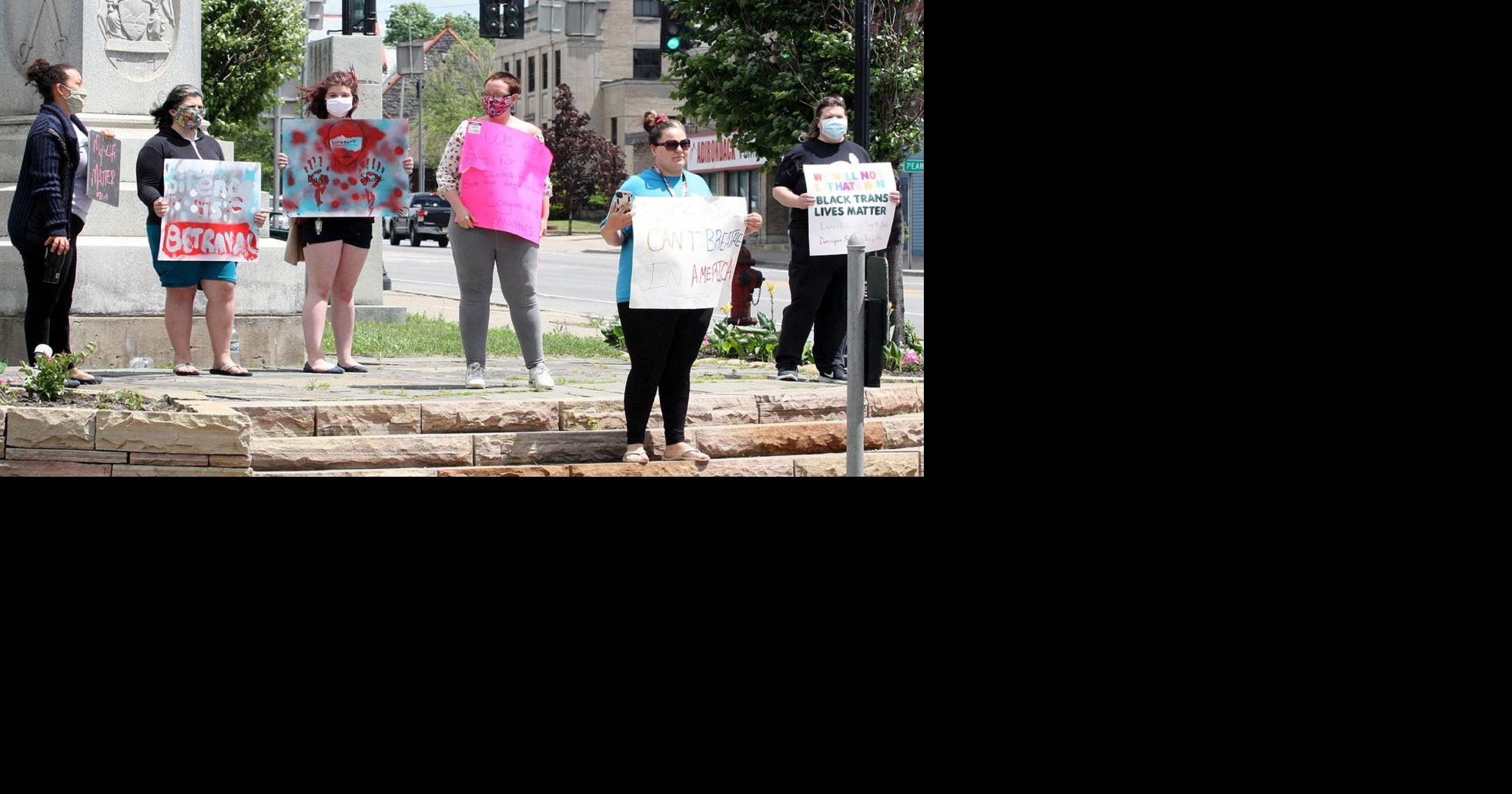 Demonstrators call for racial justice in Malone protest | Top Stories ...