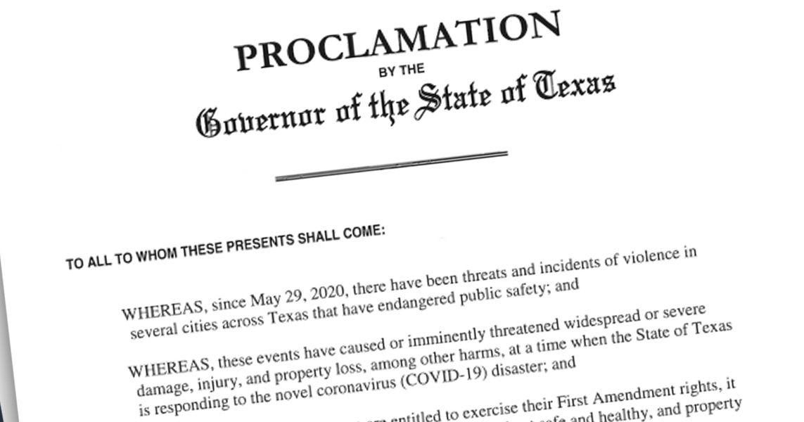 Gov Greg Abbott Issues Statewide Disaster Declaration In Response To
