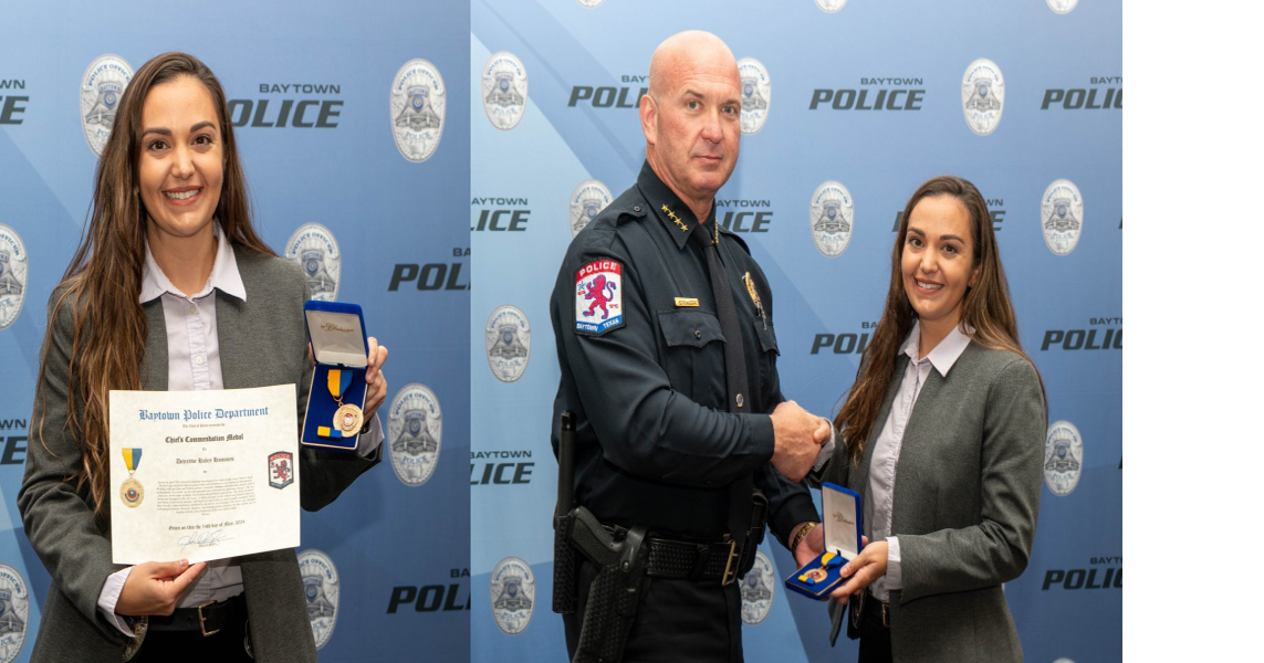 Detective recognized for solving major cases involving credit card ...