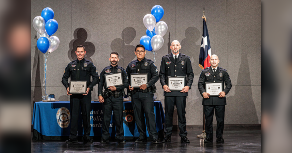 Round Rock Police Department celebrates promotions of five officers ...