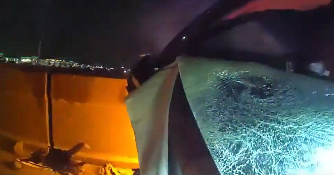 The Colony police rescue driver from burning vehicle after major ...