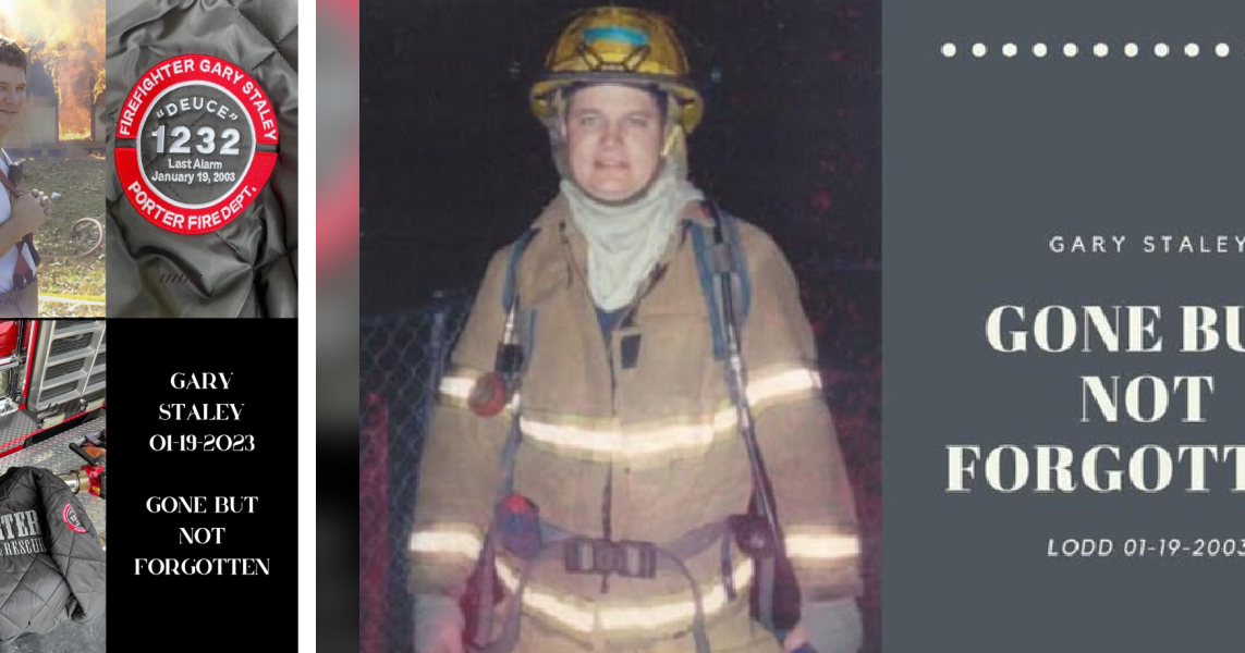 Porter Fire Department honors fallen firefighter's legacy 22 years ...