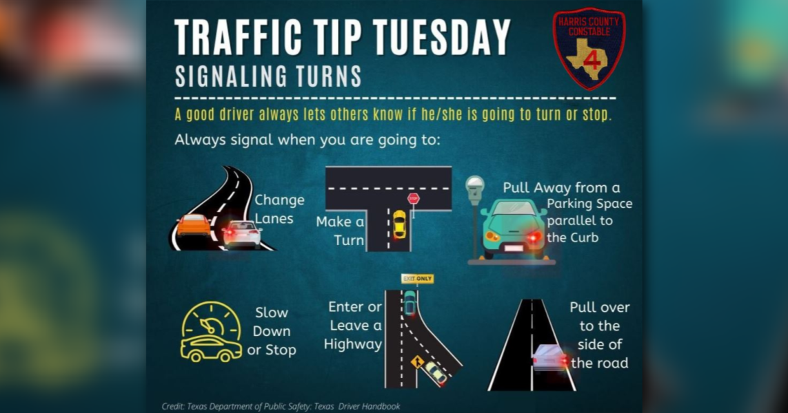 Turn signals are crucial for road safety, Harris County Constable ...