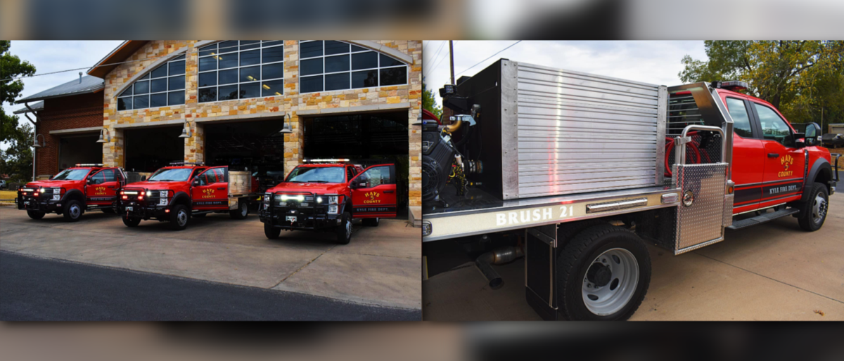 Kyle Fire Department adds two new brush trucks to fleet in Texas ...