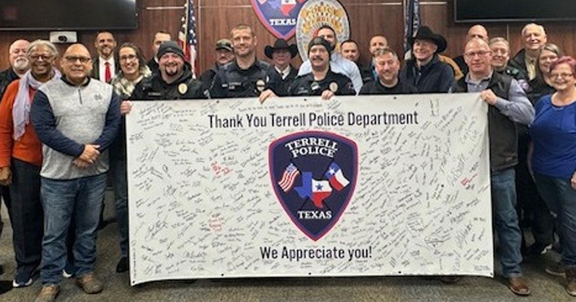 Community honors Terrell Police Department for National Law Enforcement ...