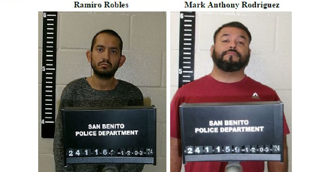 San Benito police arrest two men for theft and marijuana possession ...