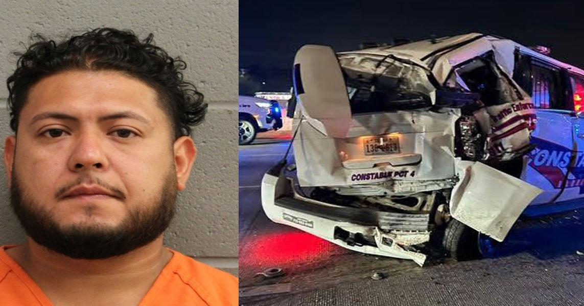 Suspected intoxicated driver crashes into patrol units, injuring two deputies | Upper Gulf Coast ...