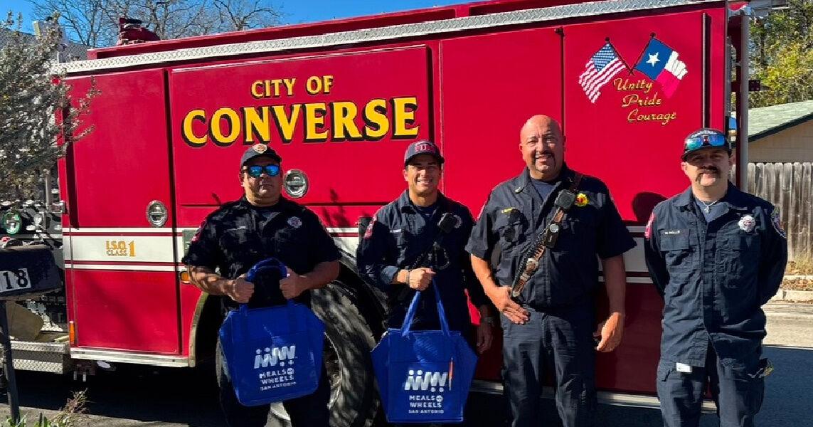 Converse Fire Department partners with Meals on Wheels San Antonio to ...