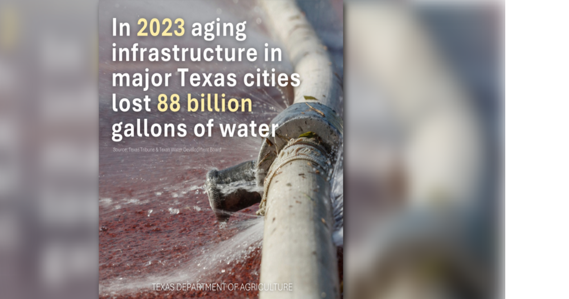 Texas cities lose 88 billion gallons of water due to aging ...