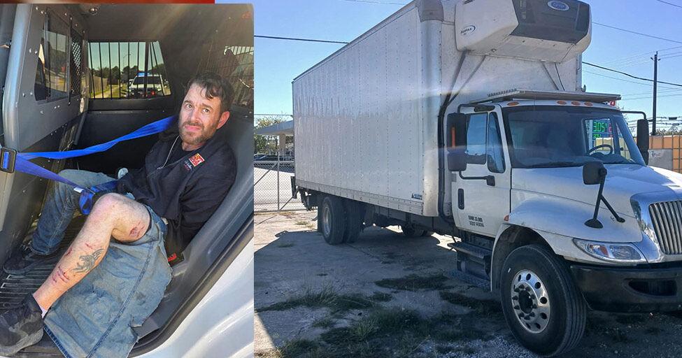 Suspect found hiding in toolbox after fleeing from Harris Co. Pct. 3 ...