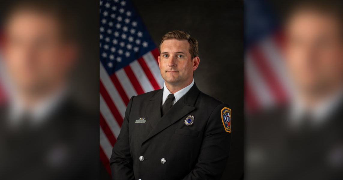 Carrollton Fire Rescue celebrates Greg Hitchcock's promotion to captain ...