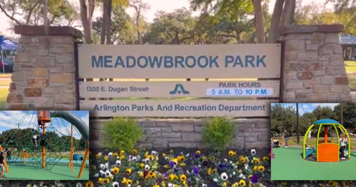 Arlington celebrates new inclusive playground at Meadowbrook Park in ...