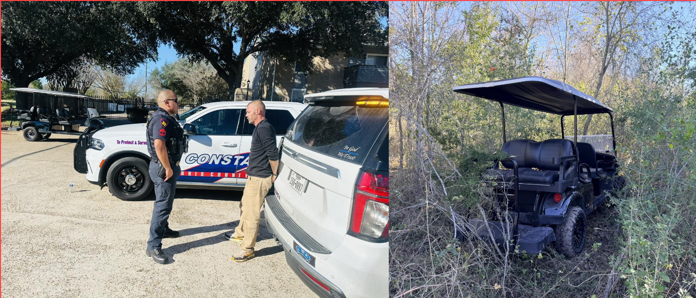 Constables recover stolen $20,000 golf cart in swift investigation ...