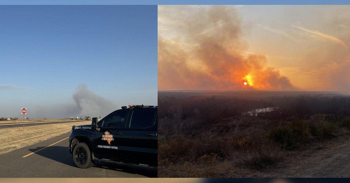 8 Ball Fire in Texas panhandle estimated at 7,000 acres and 0% ...