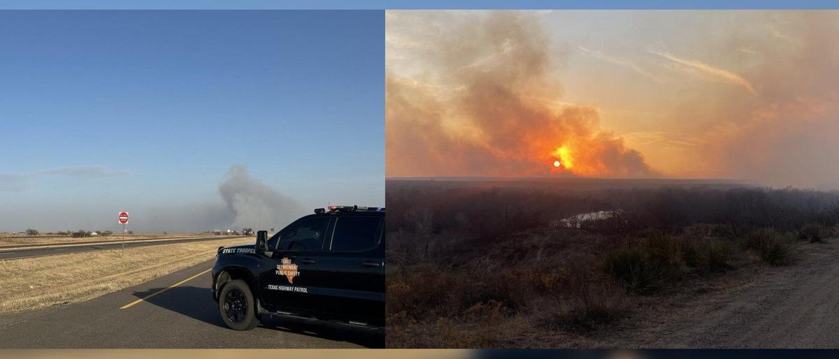 8 Ball Fire in Texas panhandle estimated at 7,000 acres and 0% ...
