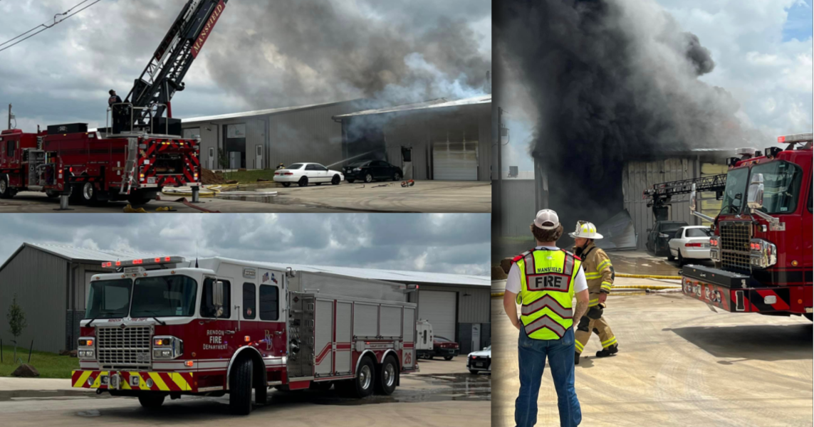Dfw Mansfield Fire department responds to large structure fire | North ...