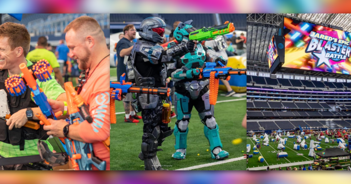 World's Largest Nerf Battle Returns to AT&T Stadium for One Day Only ...