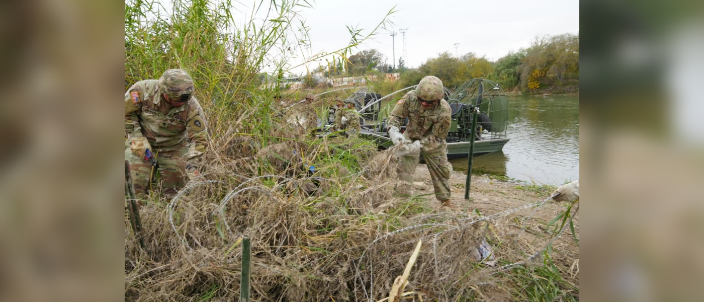 Texas Guards enhance border security with debris clearing operations ...